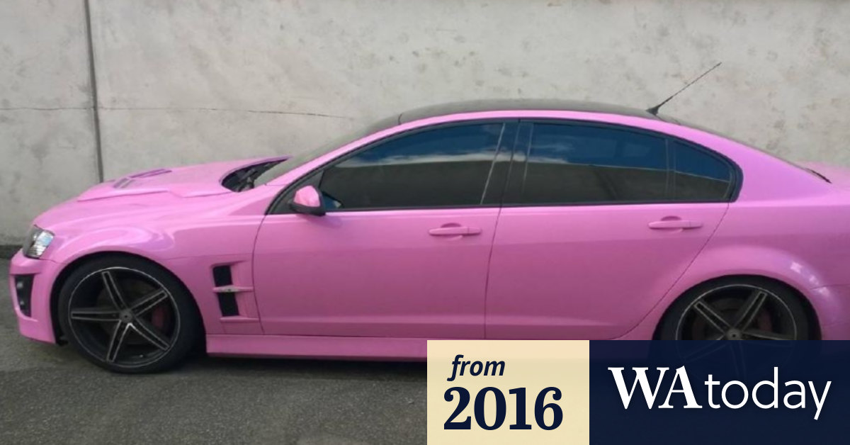 Why this pink Holden Commodore was 'permanently removed' from WA streets
