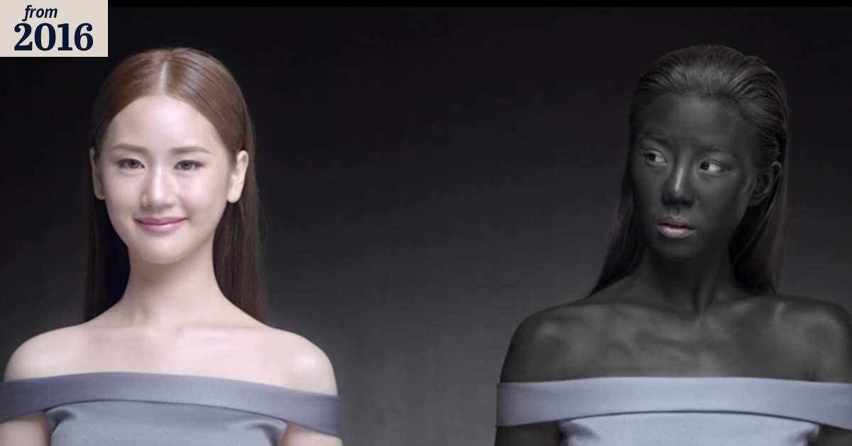 Snowz skin-whitening advertisement protest in Korea highlights ...