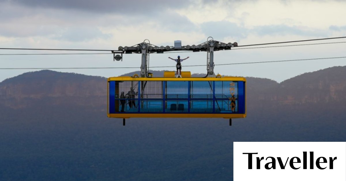 Beyond Skyway at Scenic Cableway, Katoomba, NSW: Ride on top of a cable ...