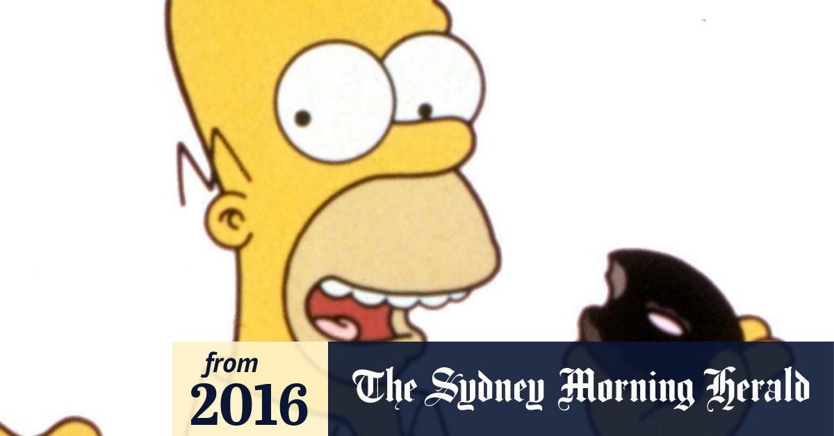 Homer Simpson, live to air ... be afraid, be very afraid