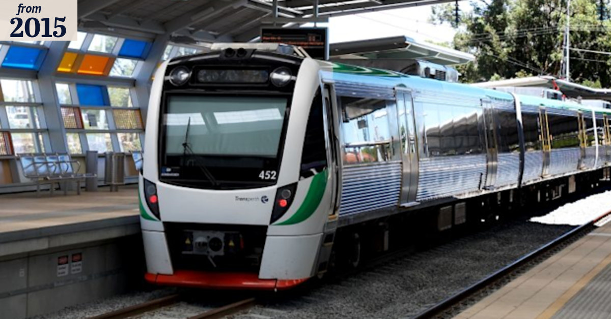 The mystery voice of Perth's trains