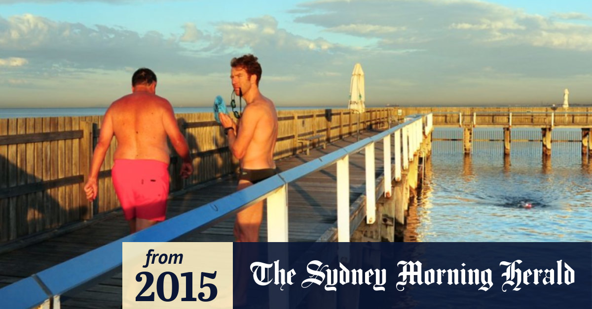 With the first swim of summer at Middle Brighton baths, I'm nine all ...