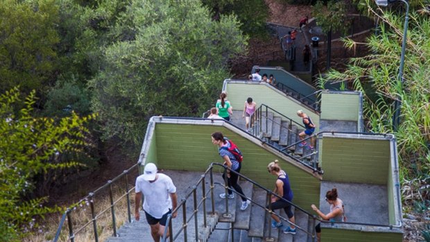 Jacob's Ladder in West Perth finally reopen to fitness fanatics