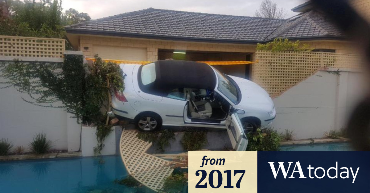 Man thrown into pool by father's reversing car remains in serious condition