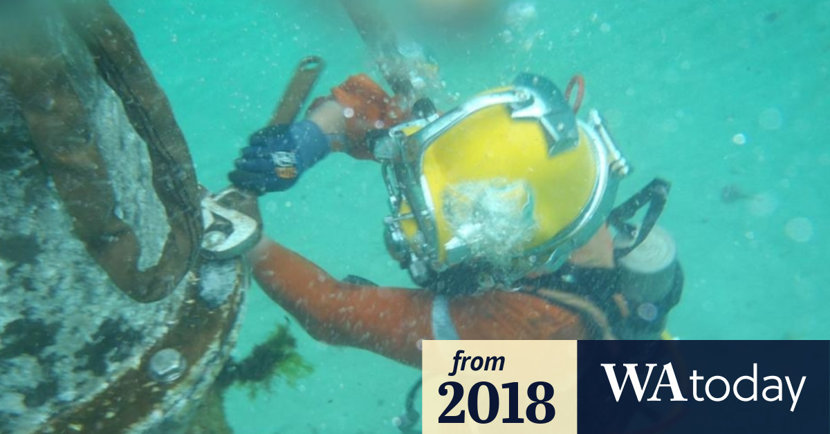 Repaired CY O'Connor statue returns home to Fremantle