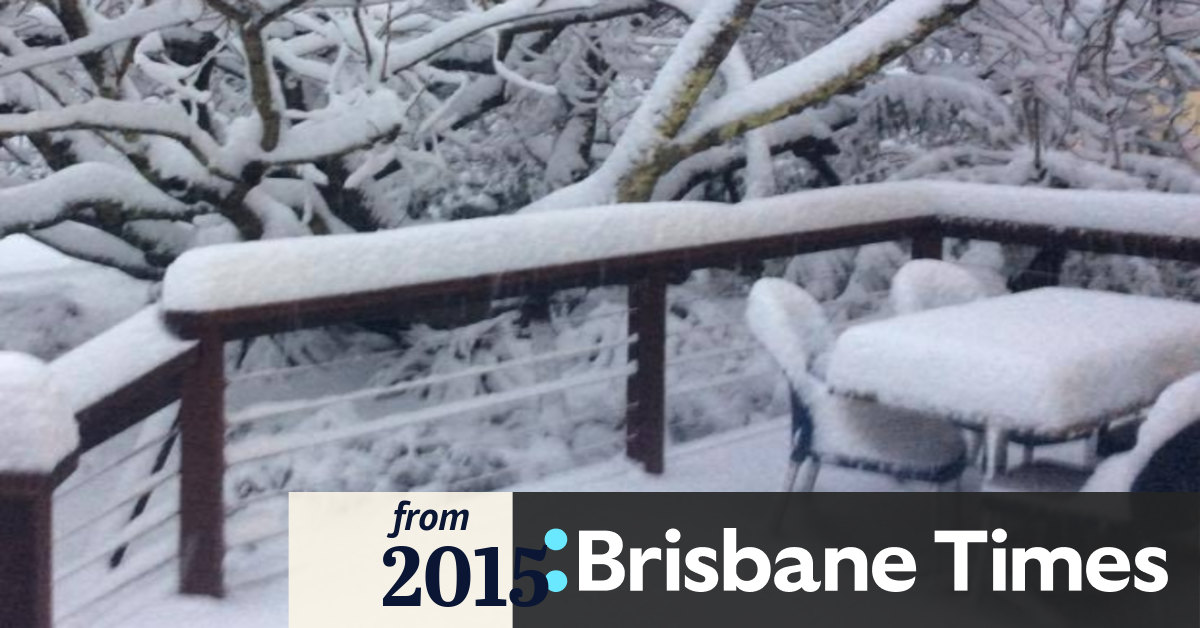 Snow falls in Queensland