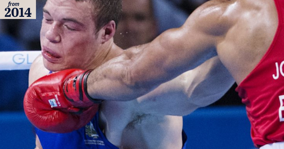 Goodall gets boxing lesson in superheavyweight final