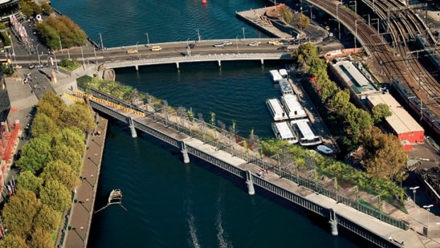 Sandridge Bridge to become Melbourne's own High Line garden