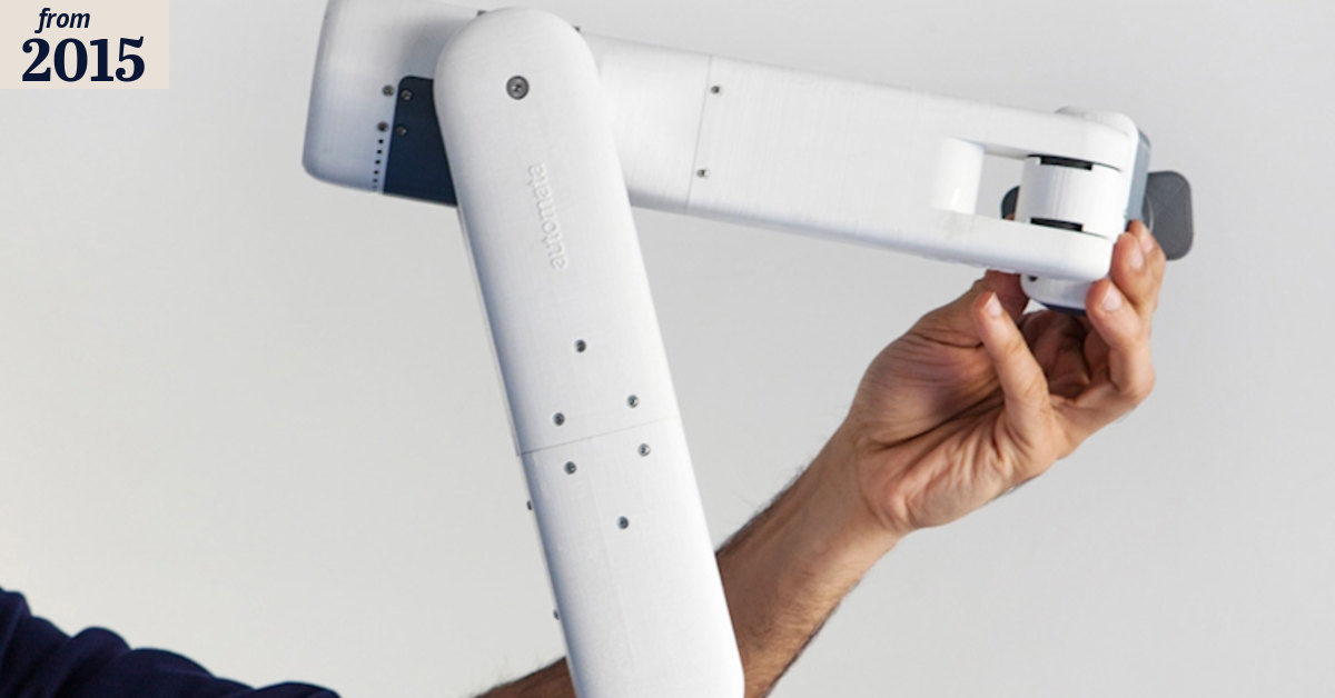 Automata Technologies' robotic arm Eva ready to lend a hand