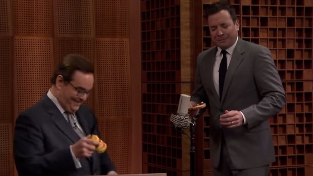 Jimmy Fallon taste tests Vegemite, fails the dish