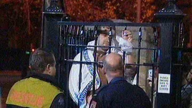 Man impaled on metal fence at a Melbourne University college