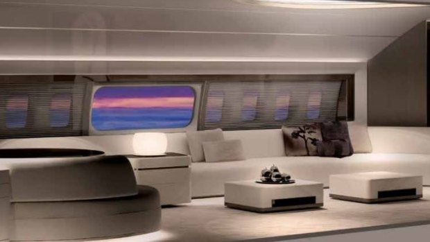 Boeing Skyview plane window, the largest of all time, to launch in 2018