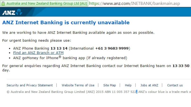 ANZ Bank suffers internet banking outage following refresh