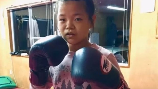 Momo Shimizu, a 12-year-old Japanese girl wins MMA debut by choking out 24-year-old