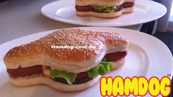 The hamdog: the laziest frankenfood yet is a hamburger-hotdog mashup