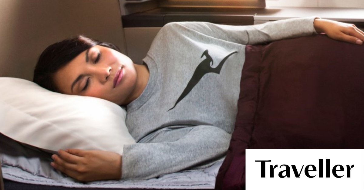 Qantas business class gift packs: Home delivery of pyjamas and amenity kits