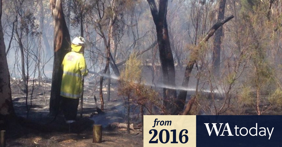 Arson squad called in as out-of-control bushfire threatens homes in Kwinana
