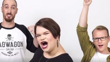 The Axis of Awesome's Jordan Raskopoulos transitions to a woman