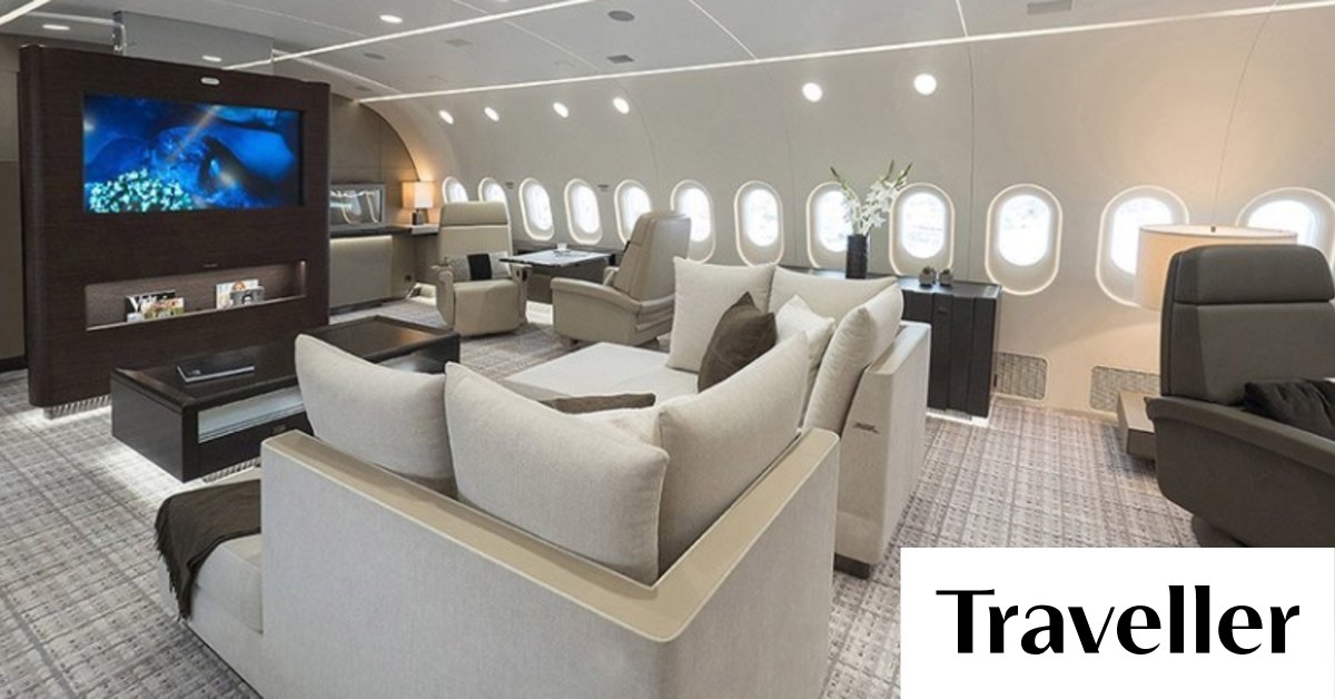The private Boeing 787 Dreamliner that costs almost $100,000 an hour to fly