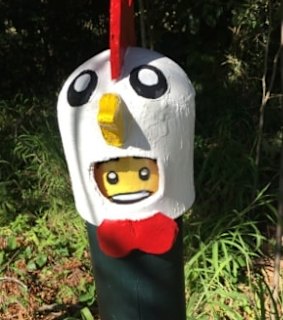 Mystery artists turn council bollards at The Gap into animated characters
