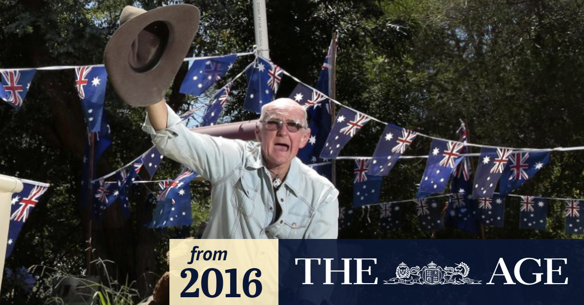 Patriot with 90 Aussie flags calls for more pride in Canberra