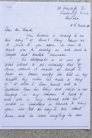 Anne Frank's father and the inspiring letters he sent to her diary's ...
