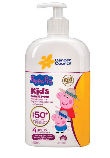 Peppa Pig sunscreen safe for most people: AMA