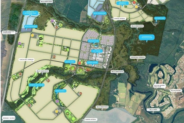 Caloundra South's Aura to match Gladstone's population