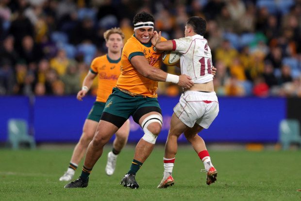 Wallabies vs Georgia 2024: Australia survive Filipo Daugunu red card ...