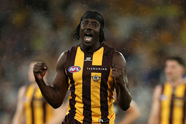 AFL news 2025: Hawthorn star Mabior Chol cleared of three-game ban by ...