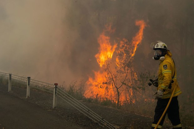 NSW bushfires: Strong winds whip up fire south of Newcastle as ...