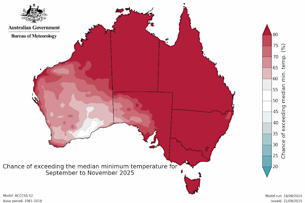Spring weather forecast Australia 2025: A warmer and wetter spring in ...
