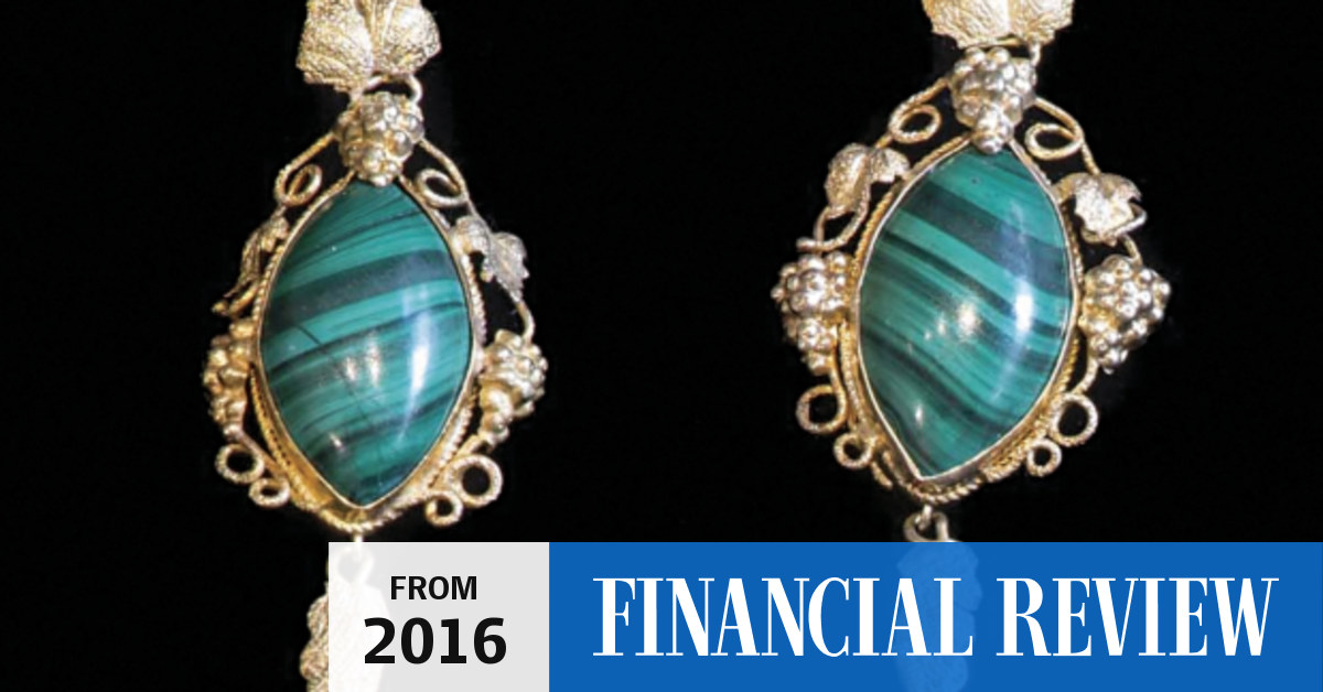 19th century bling unearths rare jewellery made from Australian gold
