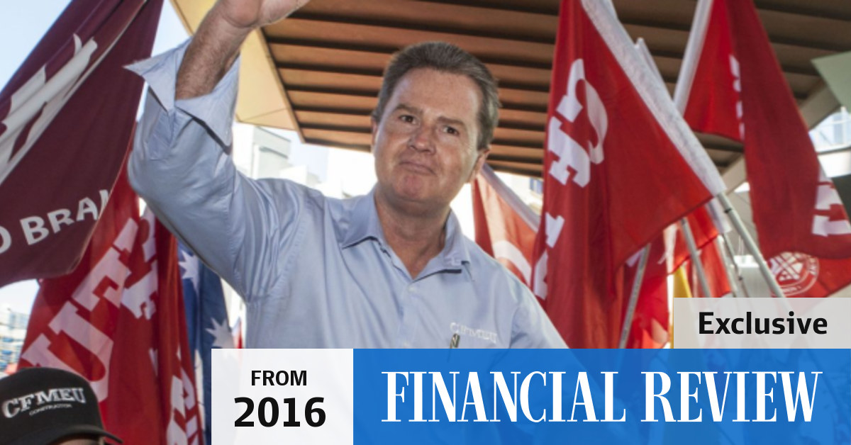 CFMEU boss Michael Ravbar in new corruption probe