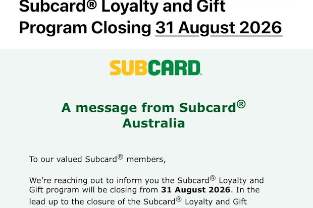 Subway Australia: Next move after loyalty program cancelled | Nine.com.au