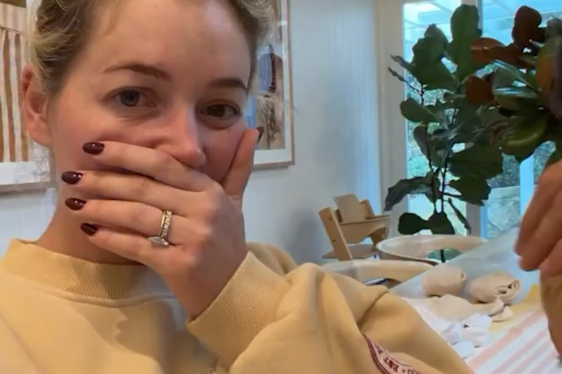 Holly Kingston sobs after Jimmy Nicholson gives their son a horrible ...
