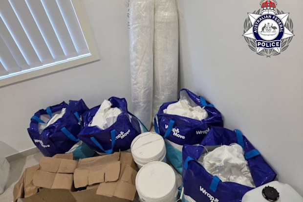 Australian Federal Police uncover suburban drug lab, seize over 100kg ...