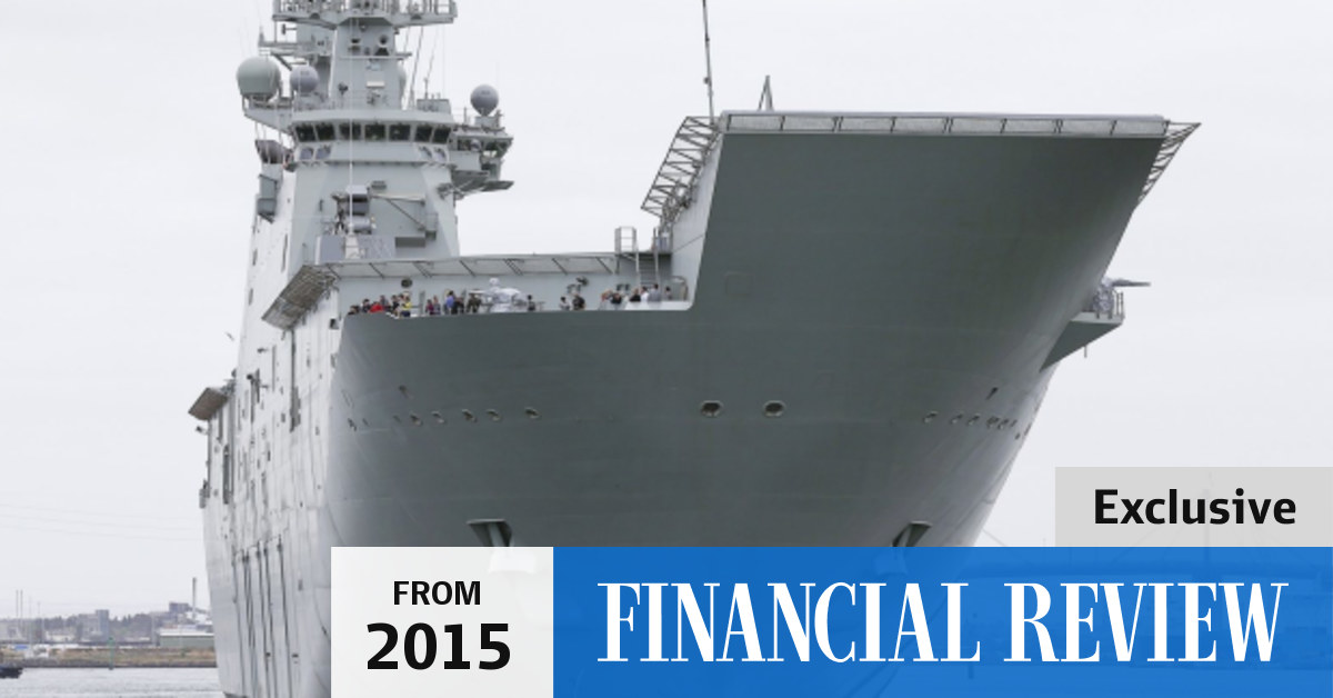 PM's floating fighter jet plan quietly sunk by Defence