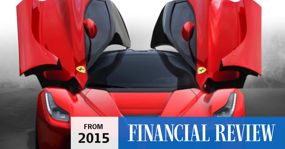 Ferrari readies to launch as a luxury-goods, not just a carmaking, firm