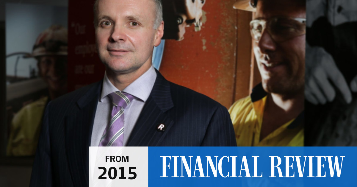 Andrew Harding, Rio Tinto's steely focused man of iron