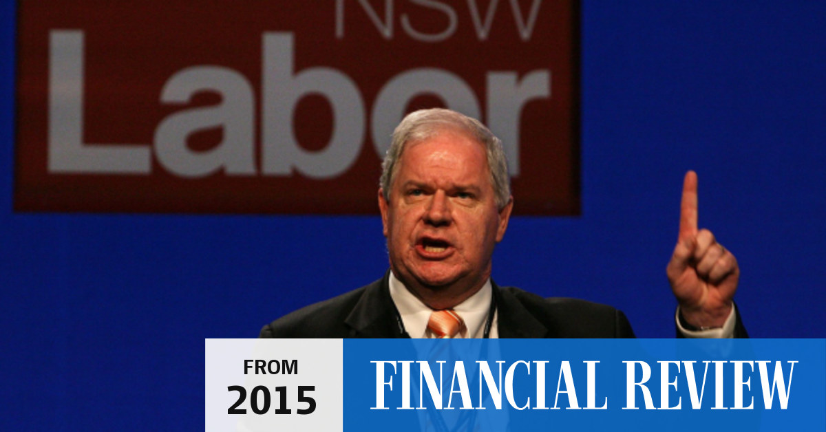 ETU boss Bernie Riordan said $500k loan to ALP was an investment