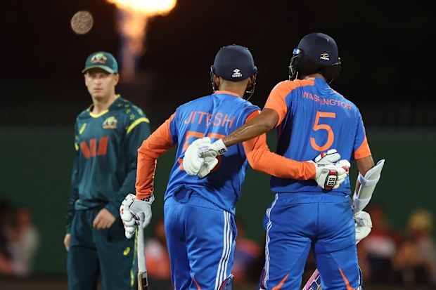 Cricket news 2025: India's Washington Sundar, Jitesh Sharma steer ...