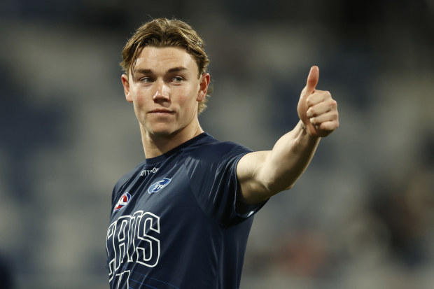 AFL News 2024: Geelong midfielder Tanner Bruhn urges Geelong fans to ...