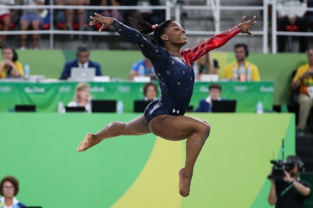 Olympics: When American Simone Biles won four gold medals in artistic ...