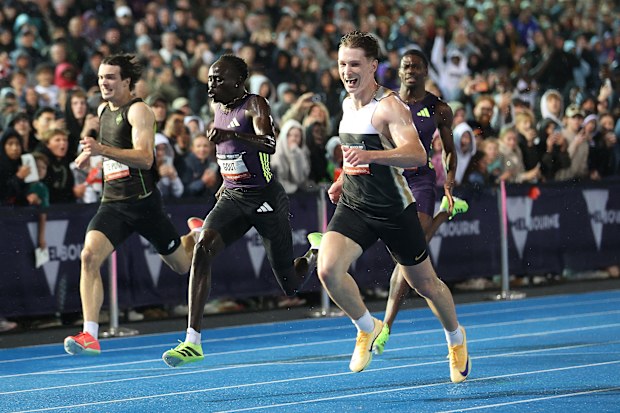 Athletics news 2026: Lachlan Kennedy beats Gout Gout in 200m, defeats ...