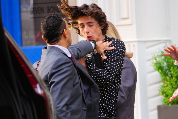 Timothee Chalamet hit by camera in accident on set of Chanel Bleu ...