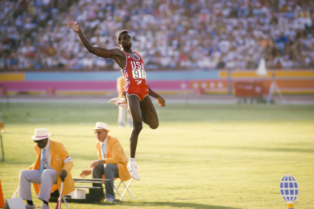 Olympics: When Carl Lewis won four gold medals in track and field at ...