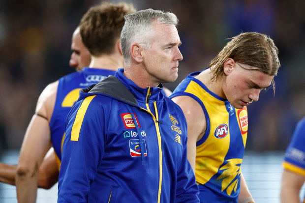 AFL News 2024: Adam Simpson sacked as West Coast Eagles coach, board meeting, interim coach to ...