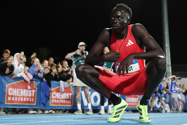 Gout Gout beaten by Lachlan Kennedy at Maurie Plant Meet in men's 200m; Cameron Myers, Oliver ...