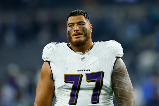 NFL news 2025: Baltimore Ravens defend Australian player Daniel Faalele ...